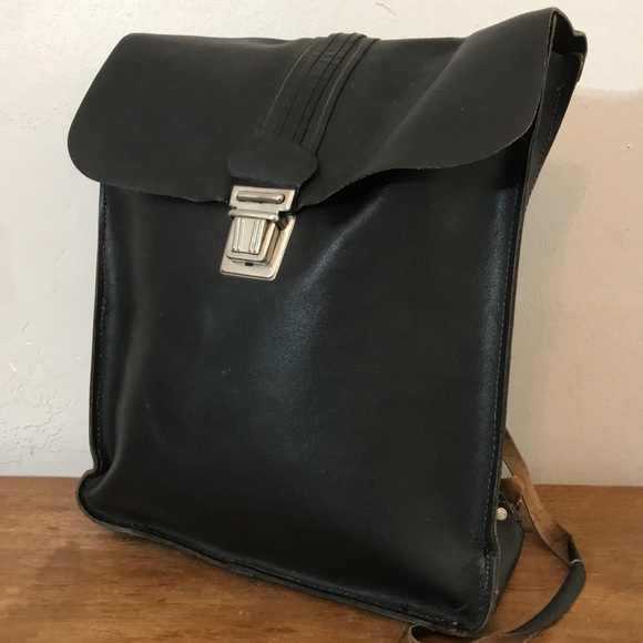 Bags | Vintage 8s Leather Backpack | Poshmark